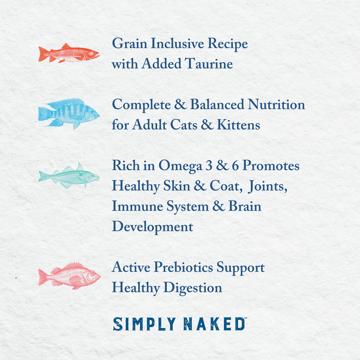 Wild Acadian Redfish Dinner for Cats | Simply Naked Pet Food